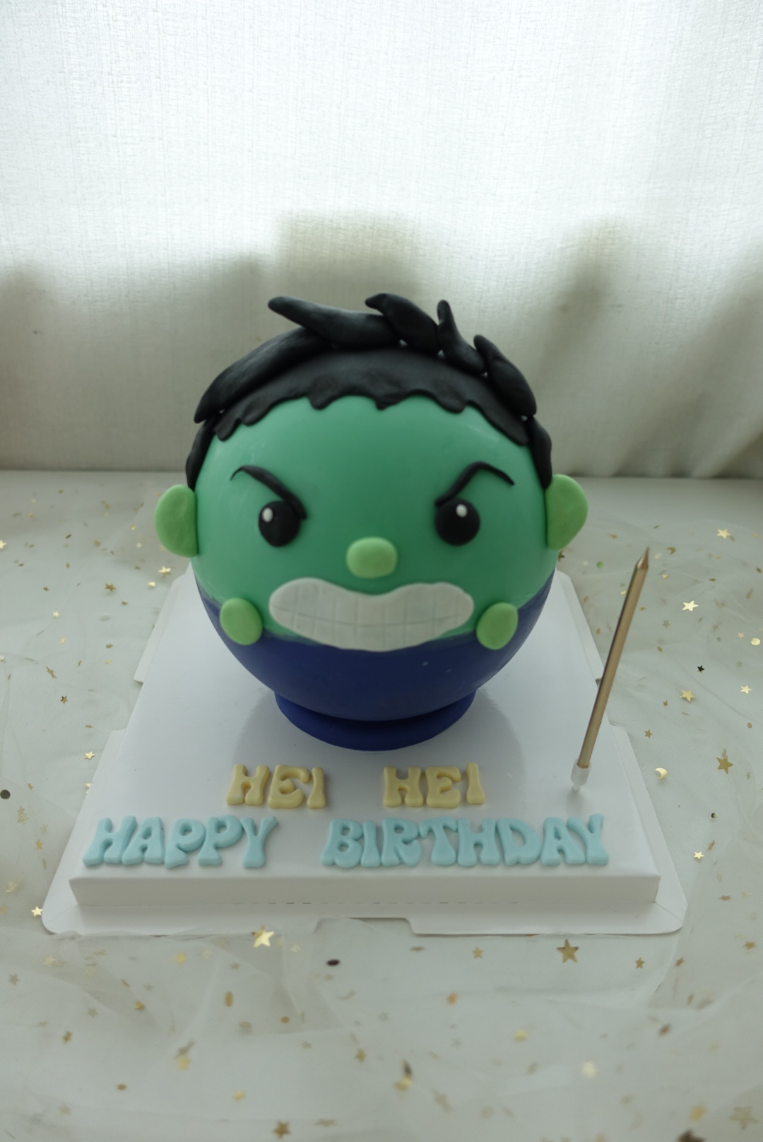 Hulk Bombshell Cake