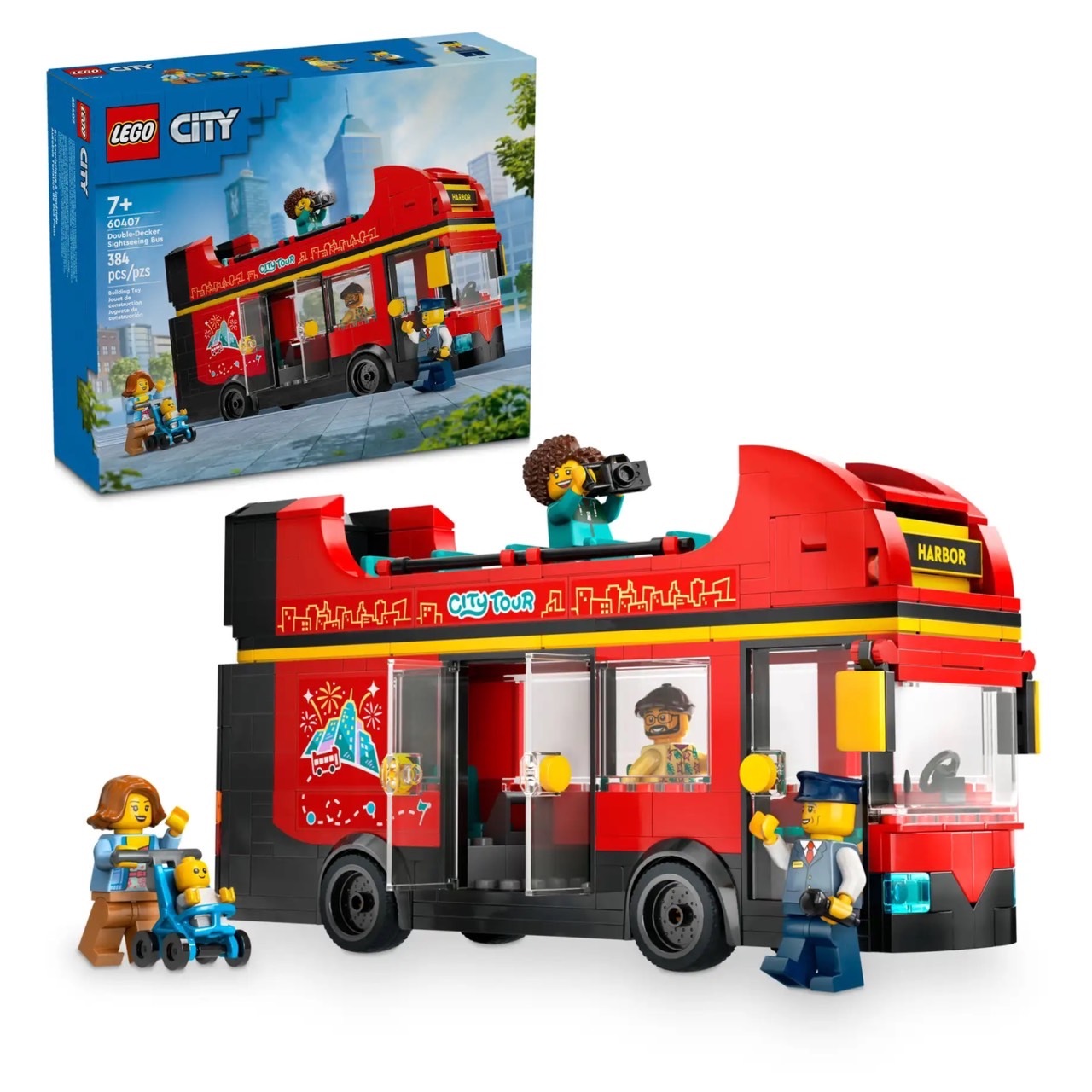 LEGO 60407 紅色雙層觀光巴士 LEGO® City系列