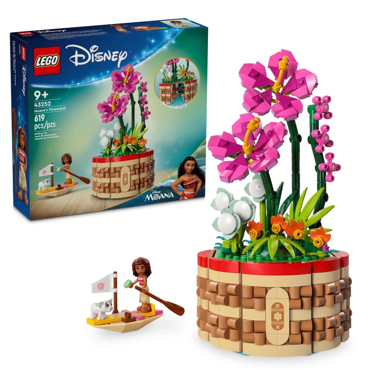 LEGO 43252 莫娜的花盆 LEGO® Disney Princess 系列