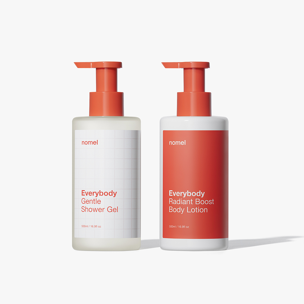 Everybody 淨護膚身體組合｜柔和香氛沐浴露、亮白香氛身體乳 - nomel 肌膚保養品