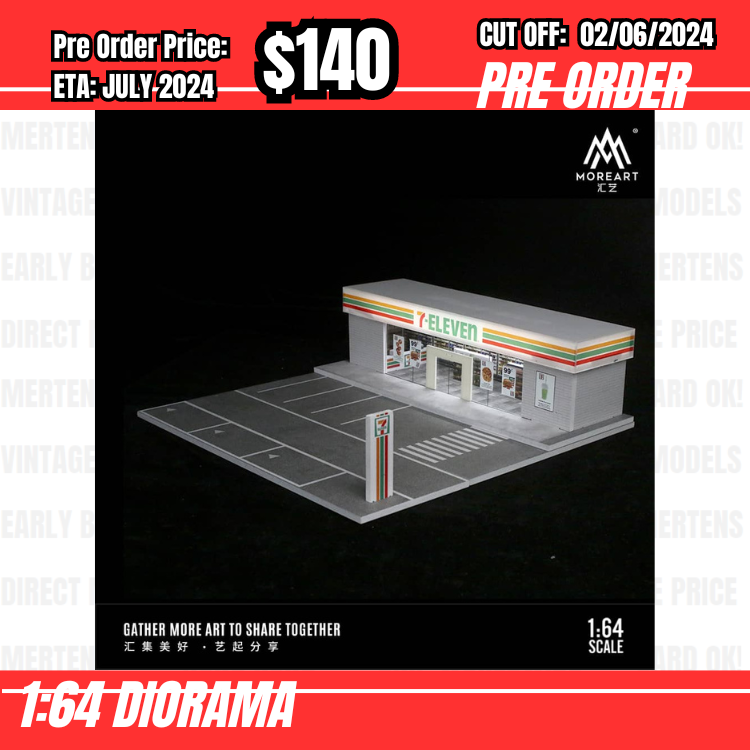 PO-$140 * Moreart * 1:64 Diorama - Convenience Store...