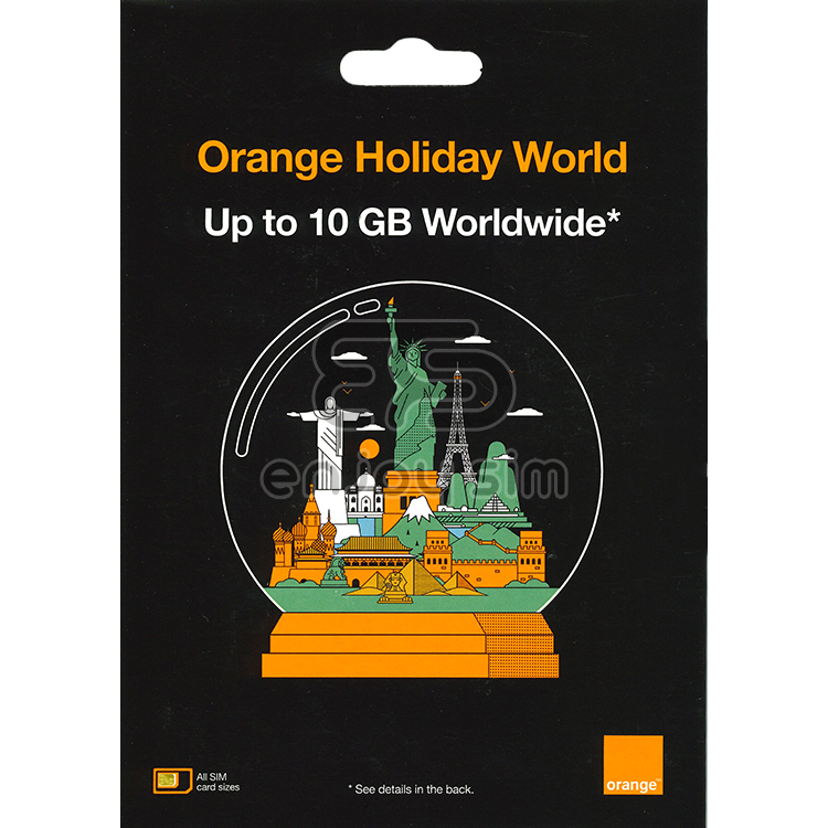 Orange -【20GB / 30日】全球200+國家地區 4G/3G上網卡數據卡SIM咭