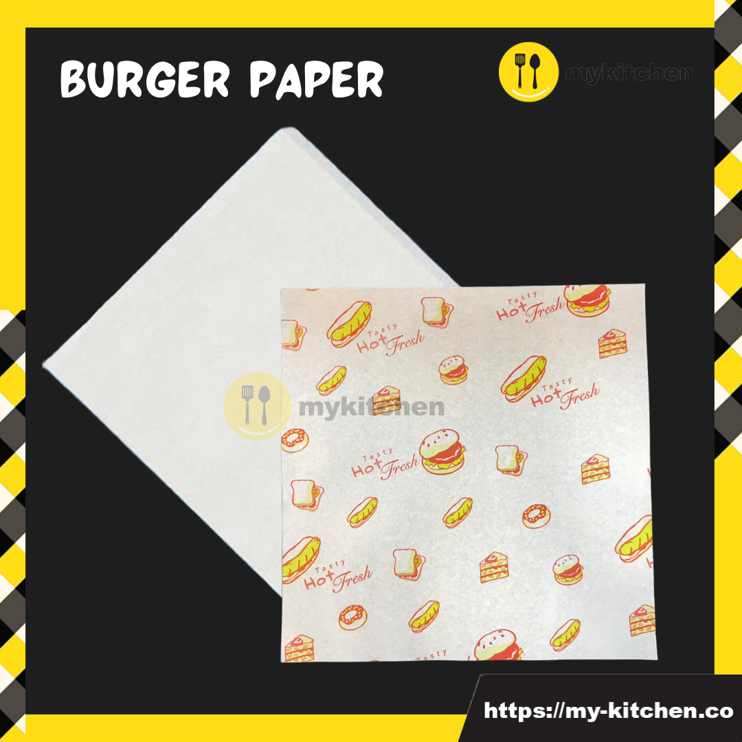 [Kitchen FnB] Burger Paper Food Wrapping Parchment Pape