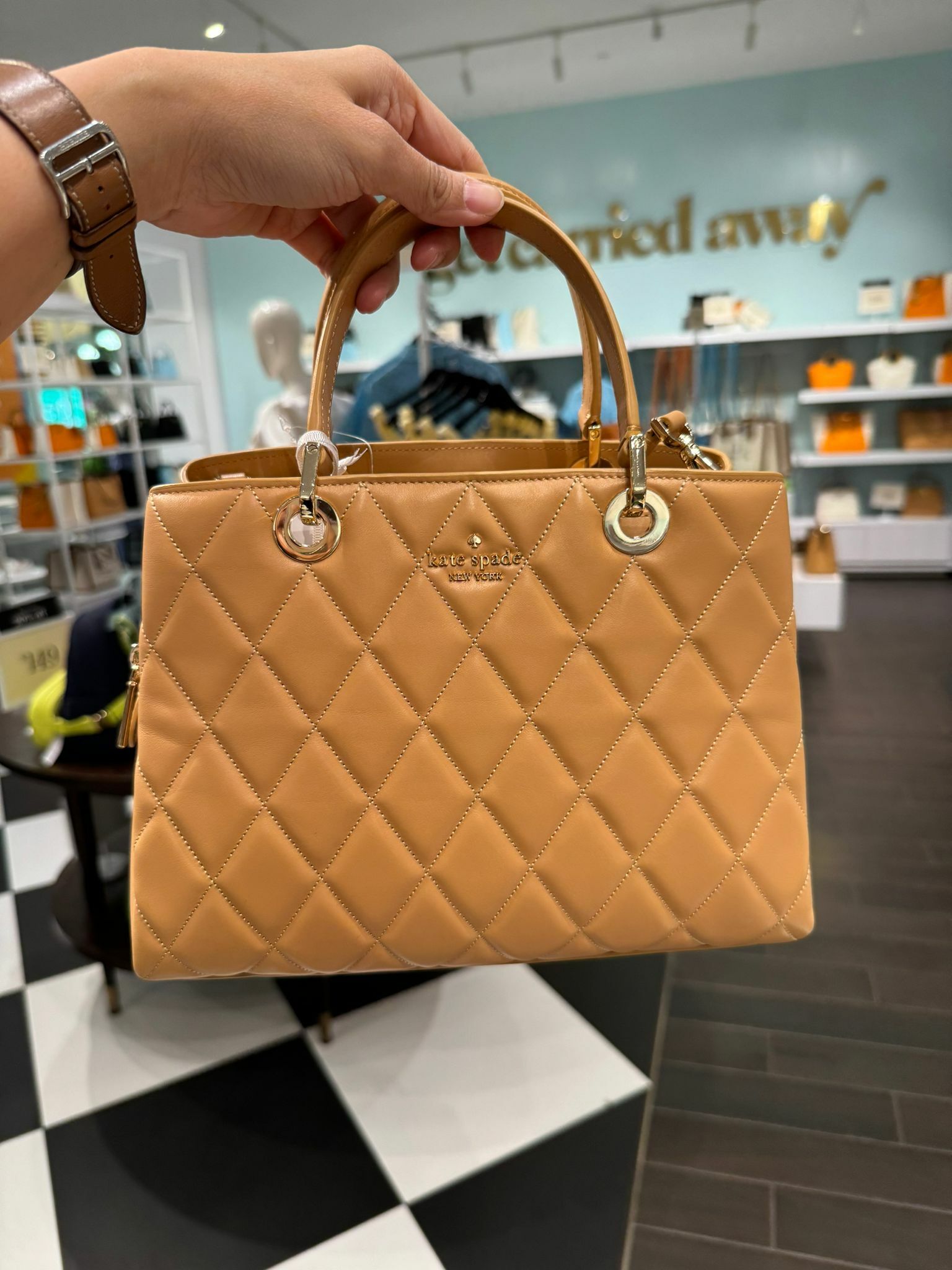 Kate Spade Carey 菱格 Sullivan Satchel