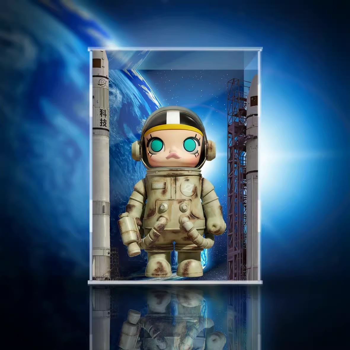 [AOWOBOX] MEGA SPACE MOLLY 400% 天擎 展示盒