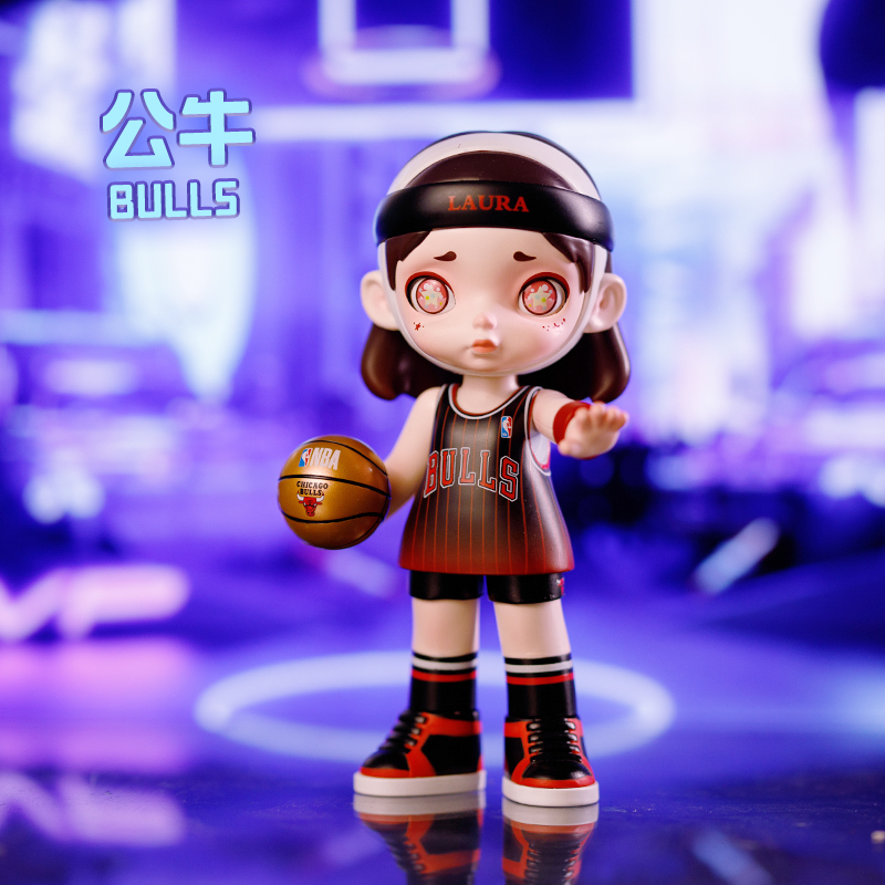 5353301【KBTOY】TOYCITY LAURA BASKETBALL NBA系列 100%-公牛