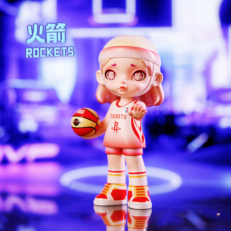 5353305【KBTOY】TOYCITY LAURA BASKETBALL NBA系列 100%-火箭