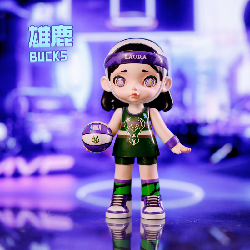 5353306【KBTOY】TOYCITY LAURA BASKETBALL NBA系列 100%-雄鹿