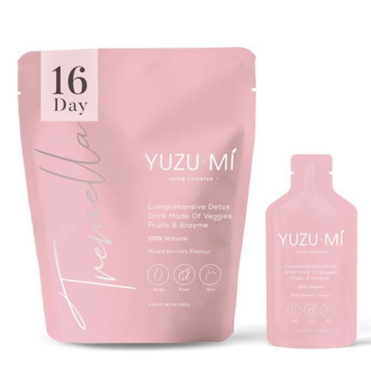 Tremella - (新版) YUZUMI 蔬果植物酵素綜合美白瘦身排毒飲(16 枚x 20g) x1袋