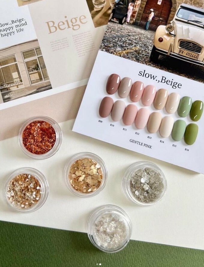 GENTLE PINK - Slow Beige Set(E09-E16)