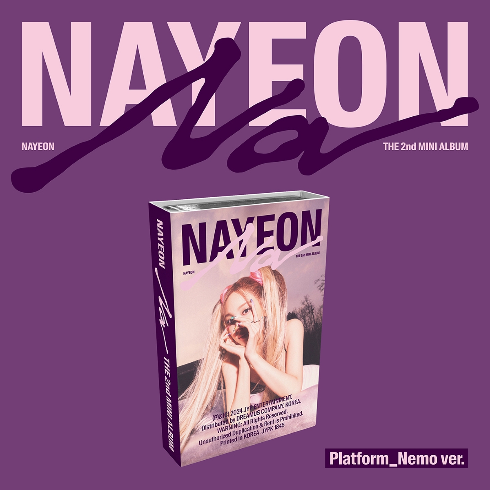 韓代頑童-NAYEON 娜璉 THE 2nd MINI ALBUM 'NA'預購