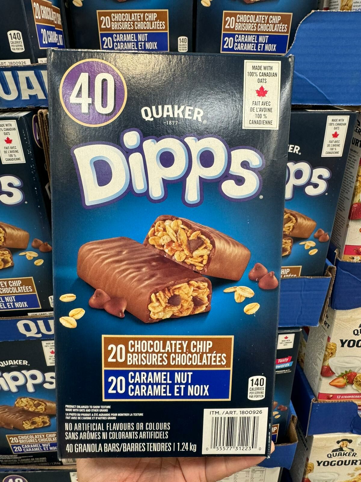 Quaker Chewy Dipps 燕麥朱古力棒