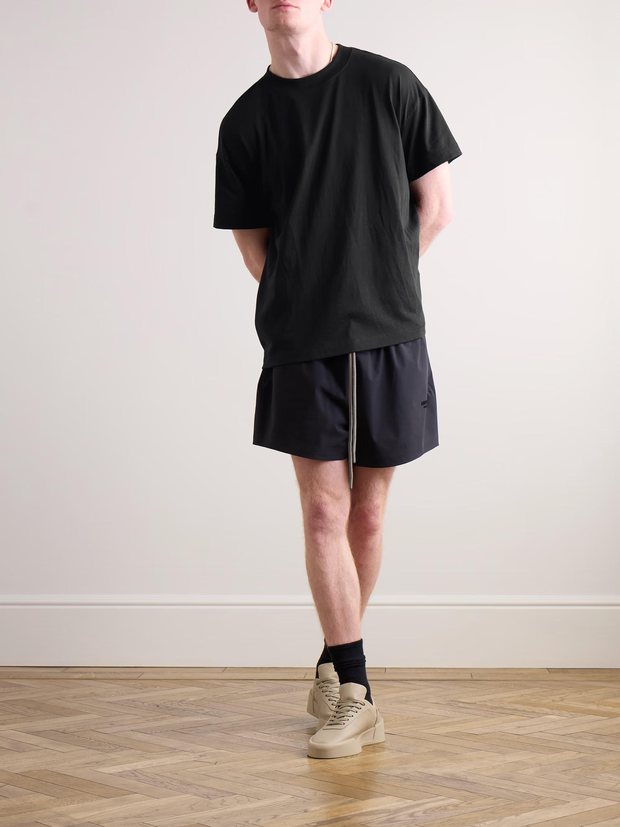 FOG ESSENTIALS JERSEY TEE - BLACK