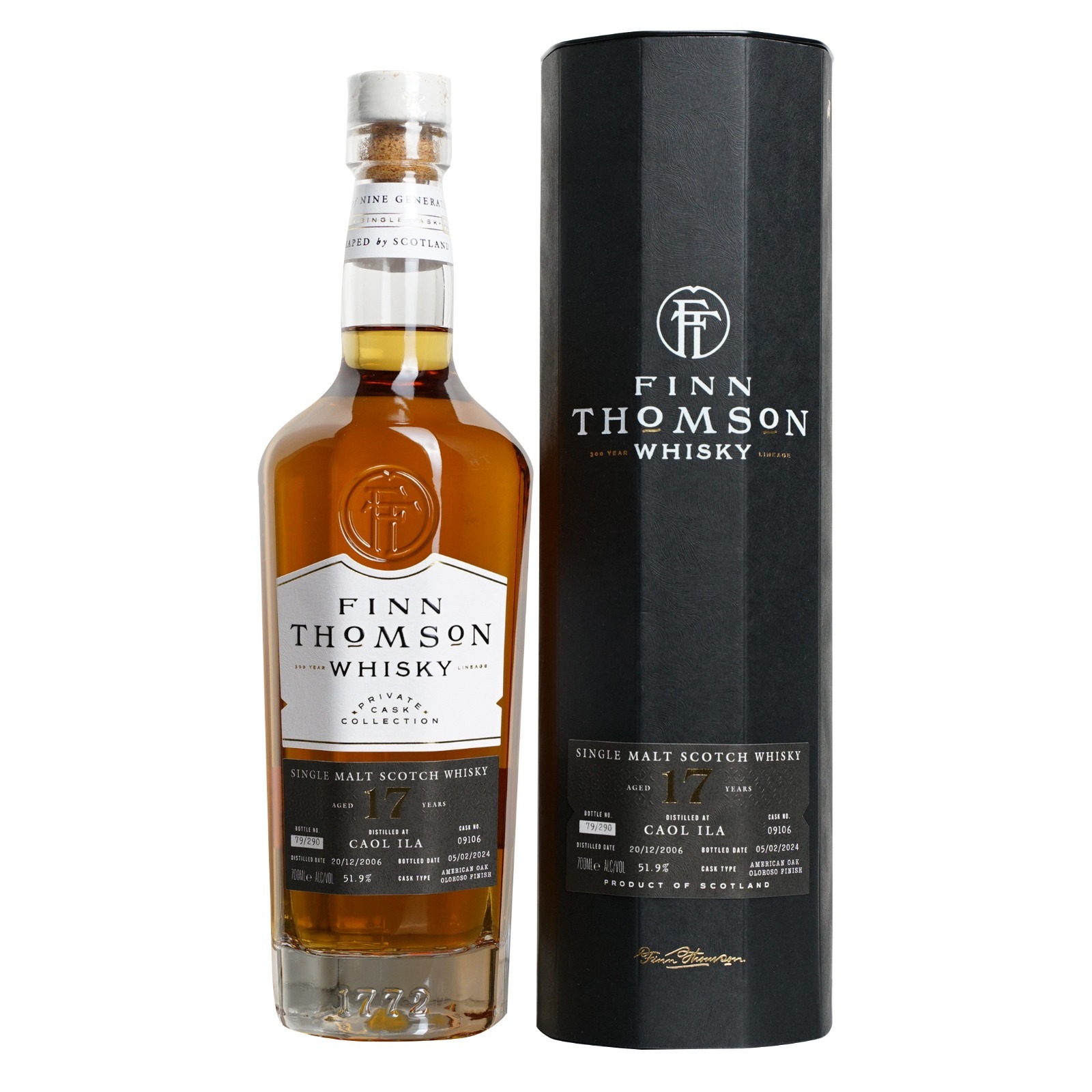 Finn Thomson Caol lla 17 Years Old 51.9%alc