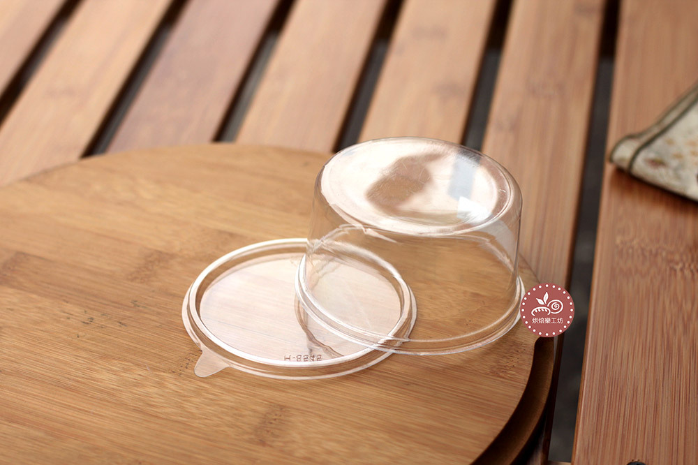 塑膠盒_H-8545透明圓形160ml_10入_419020