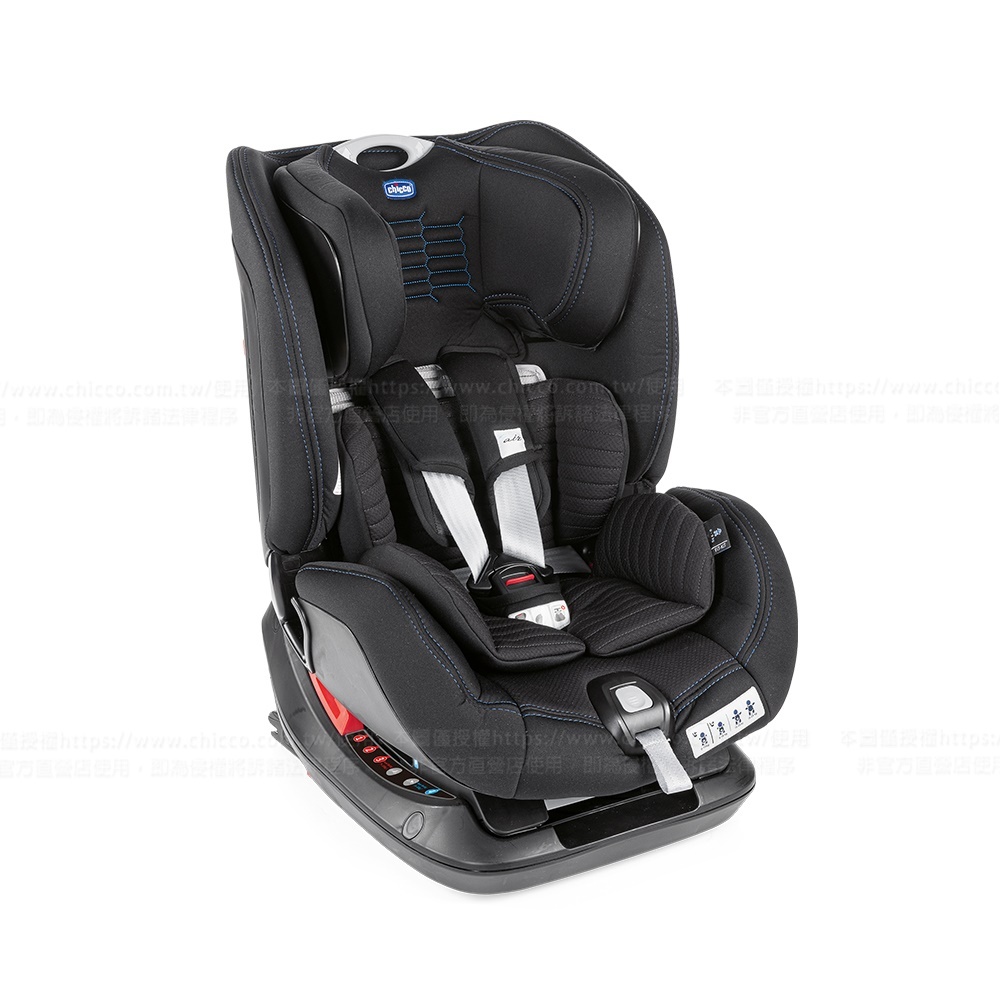 chicco-Seat up 012 Isofix安全汽座 Air勁黑版(曜石黑)