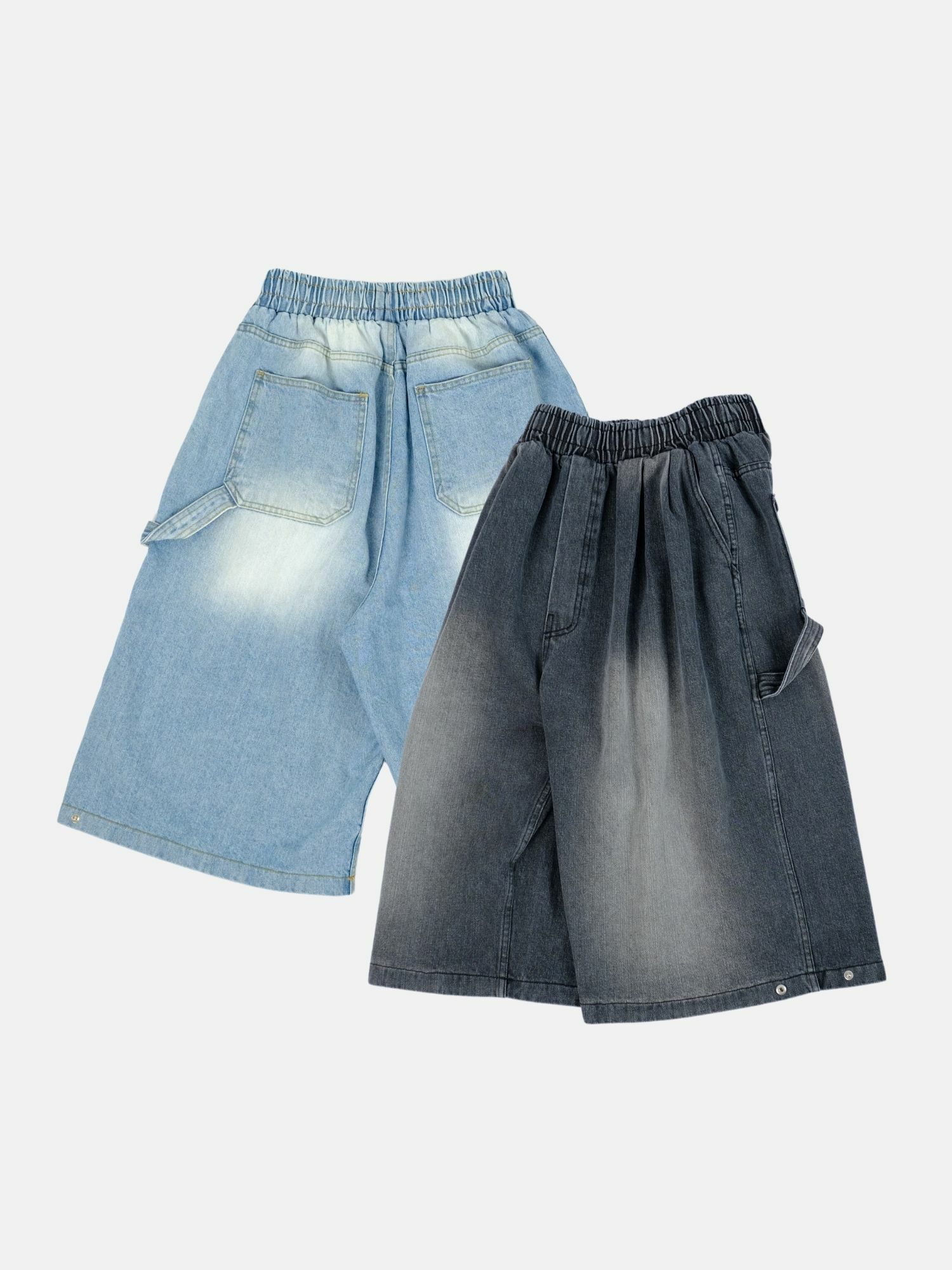 Men Denim Painter Capri