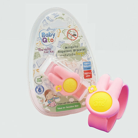 Baby Qto 防蚊腕帶 - 小兔