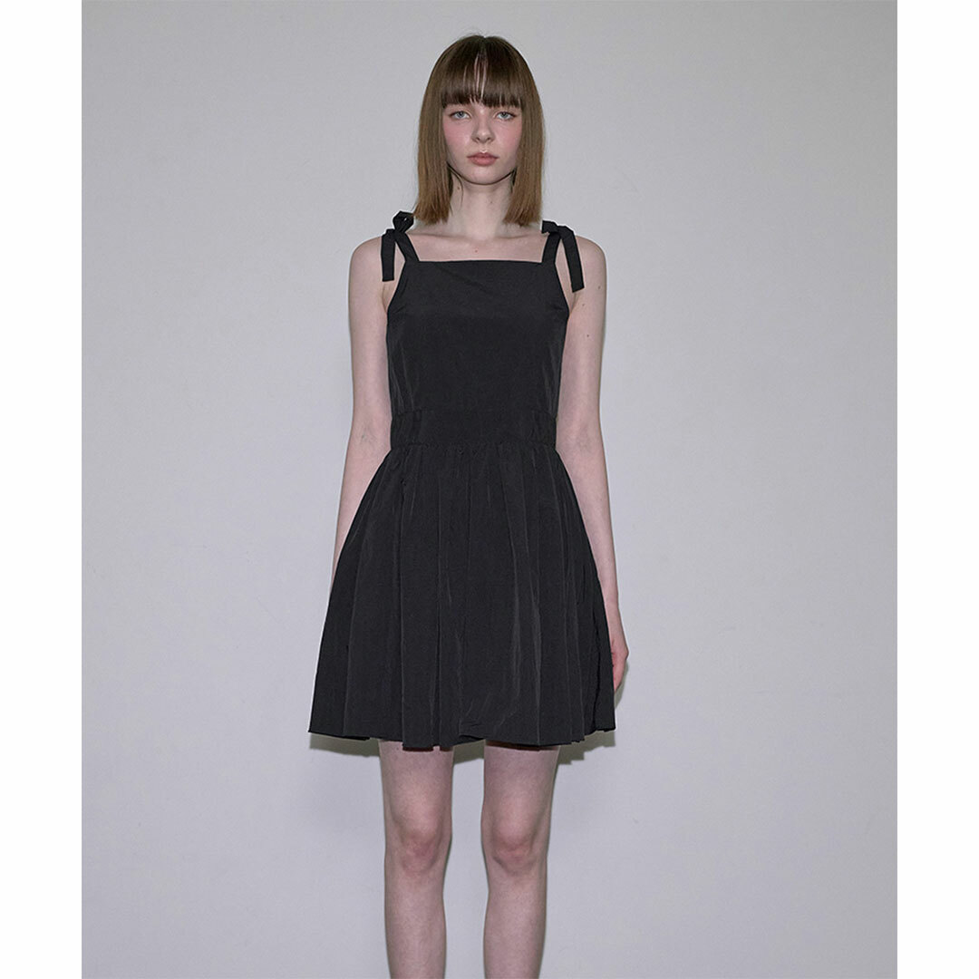 【Rose Frantz】【網店限定】Strap Bustier Mini Dress [Black]