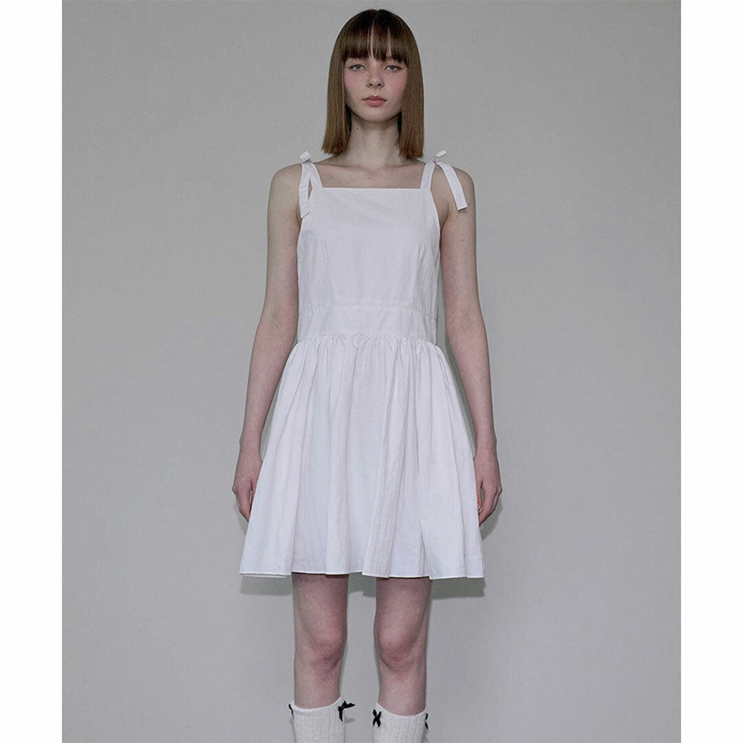 【Rose Frantz】【網店限定】Strap Bustier Mini Dress [White]