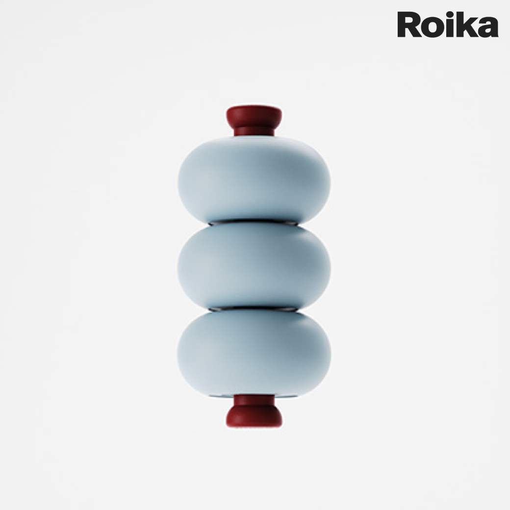 Roika-多功能漏食玩具 Dango（迷霧藍）