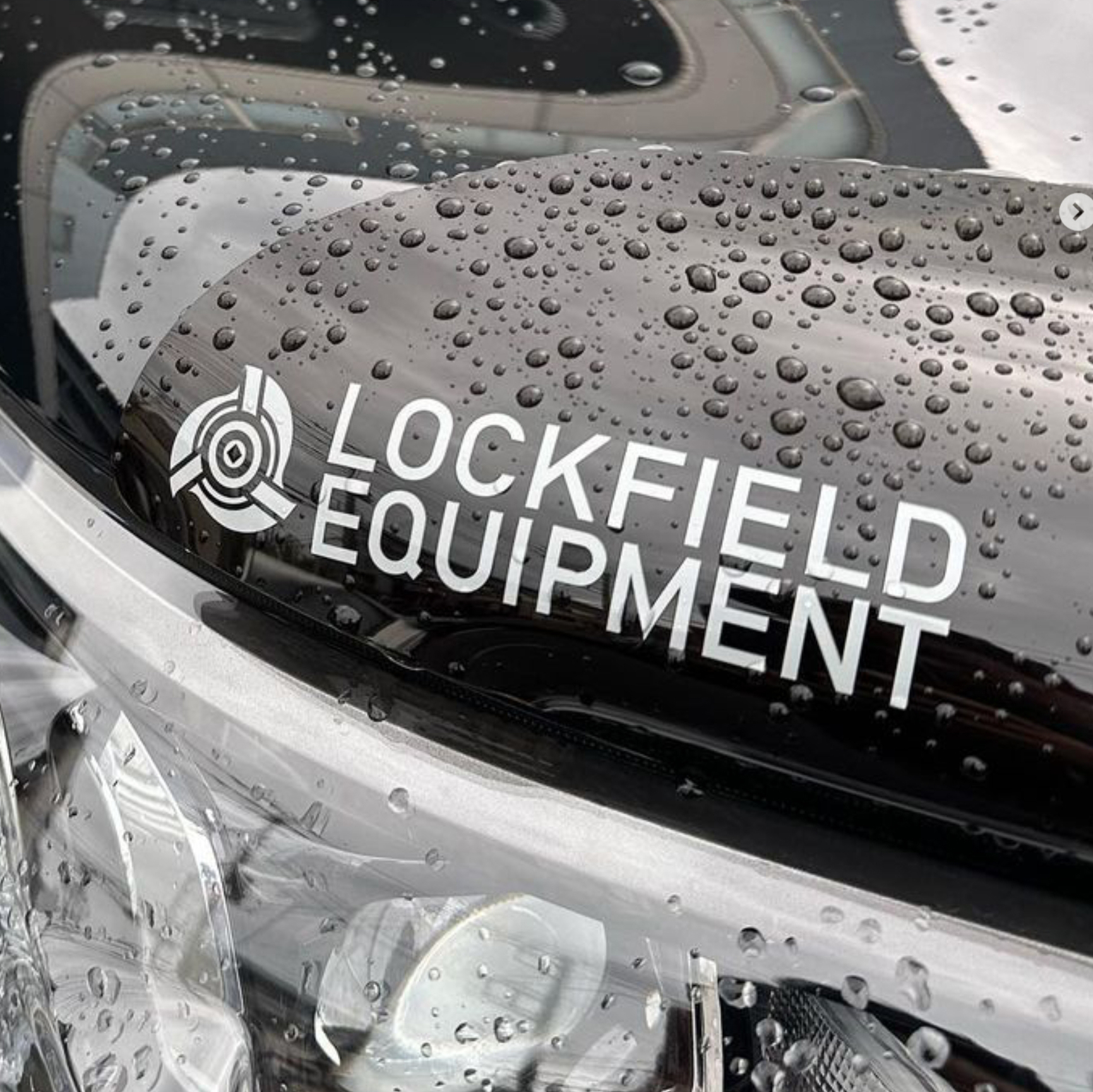 LOCKFIELD EQUIPMENT CUTOUT LETTER STICKER 透明LOGO貼紙