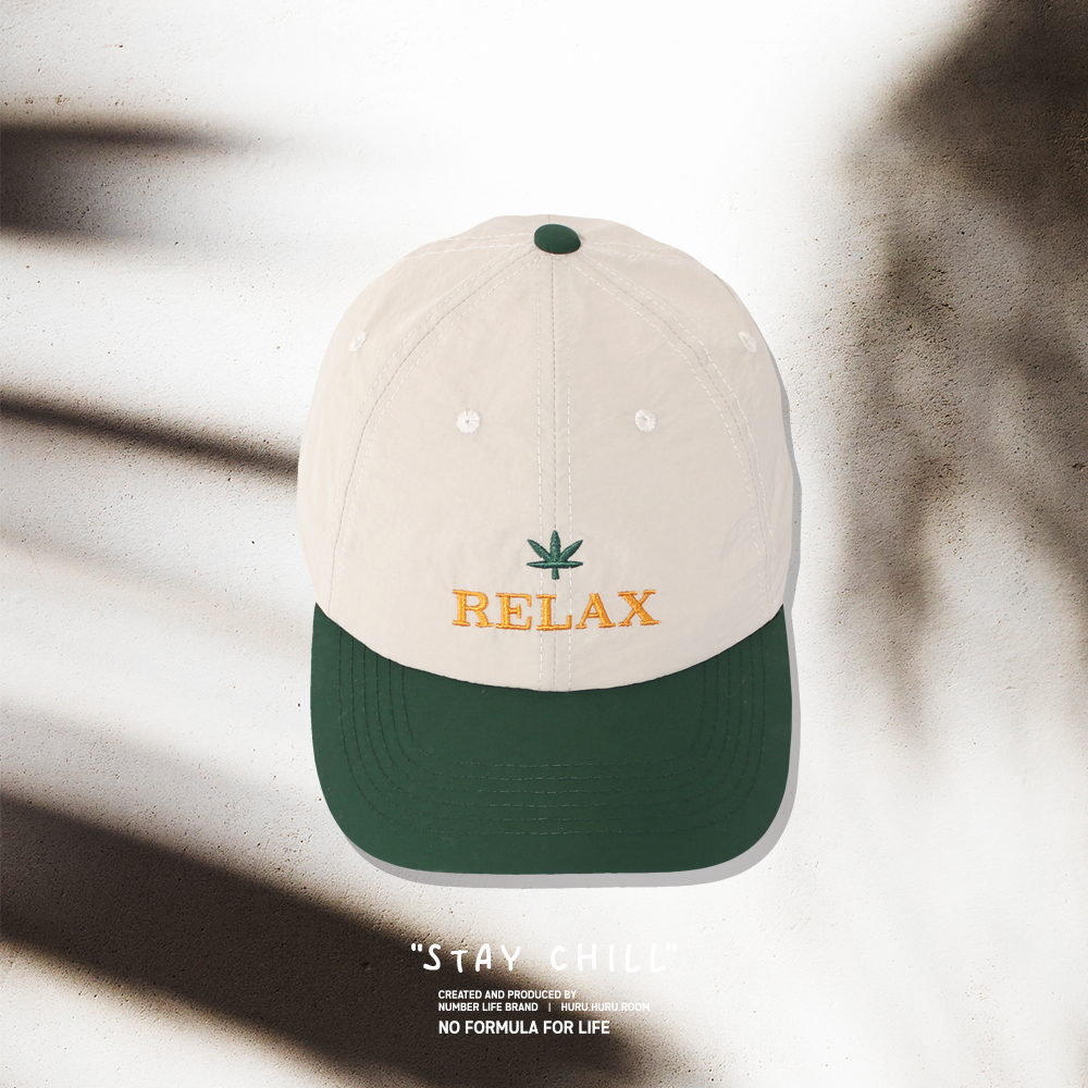 惡搞ROLEX / RELAX 輕薄防撥水拼色帽