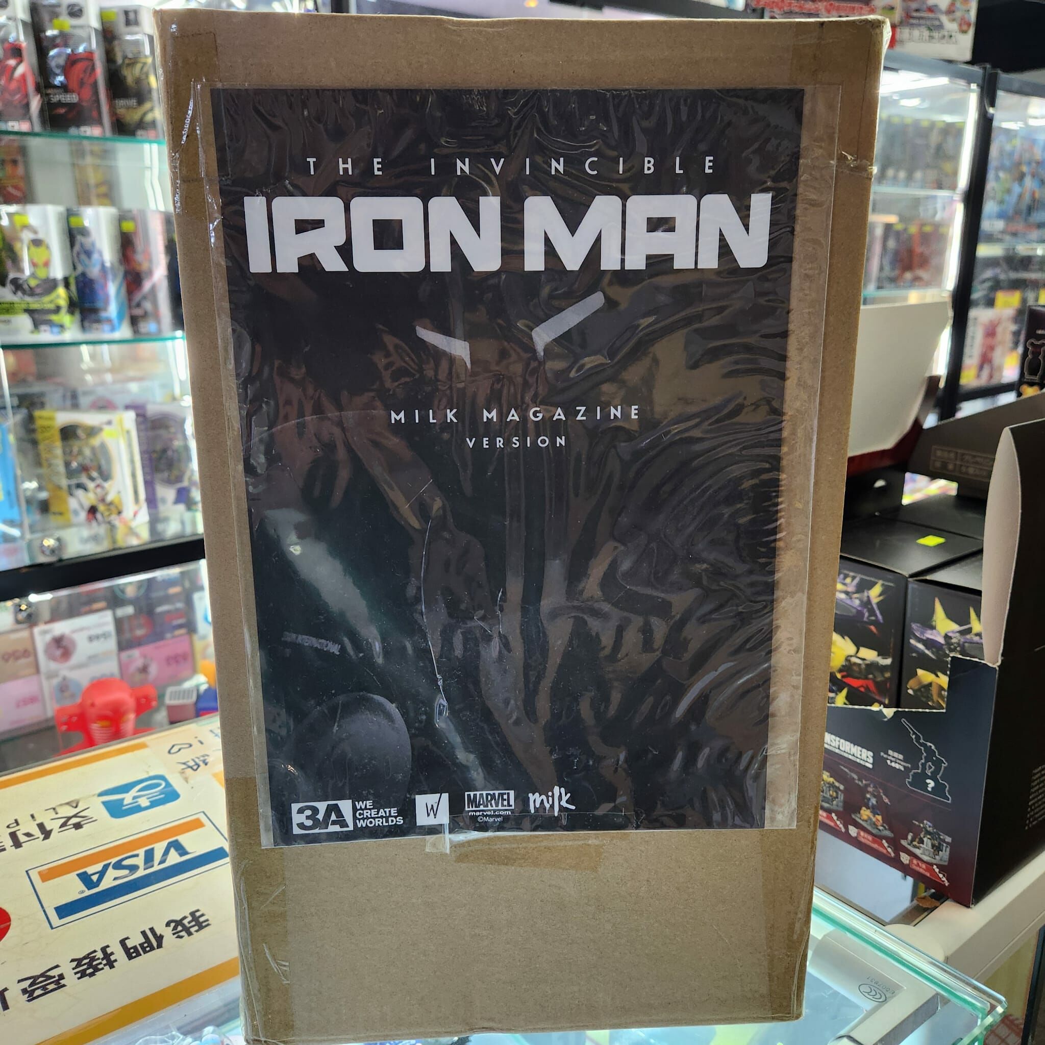 全新 3A the invincible iron man milk magazine version