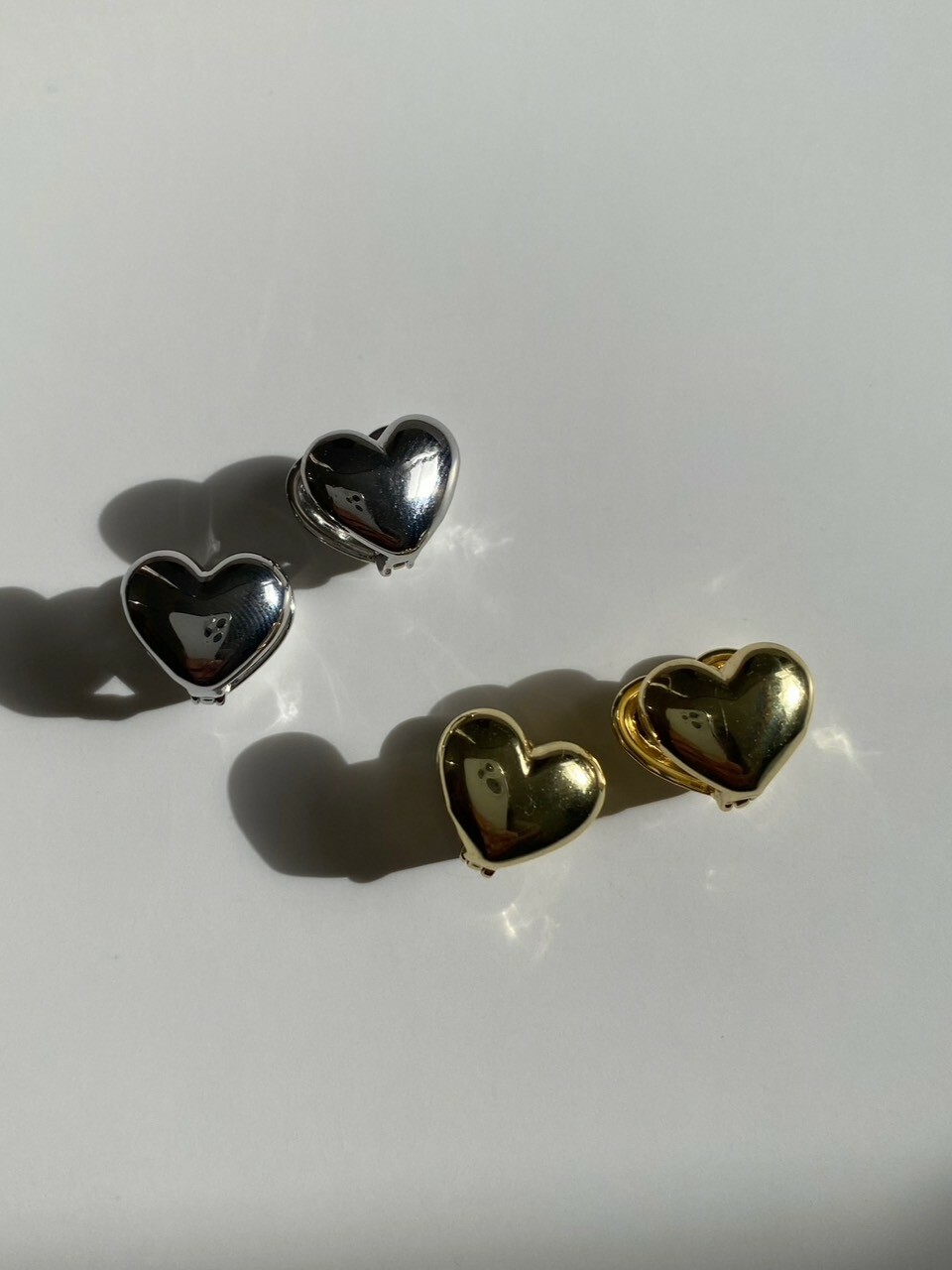 S925 small heart pierce | none tw