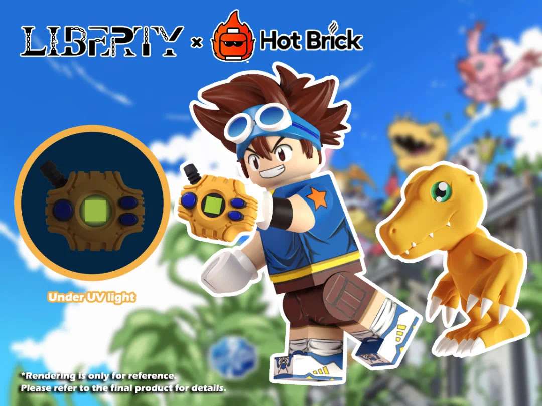 【預訂】【LIBERTY x Hot brick】八神太一和亞古獸