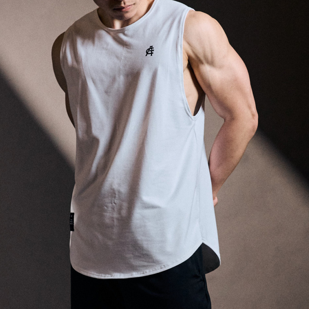 ATC classic logo tank - White