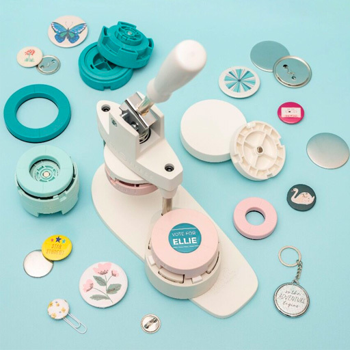 We R Memory Keepers Button Press 徽章機套組