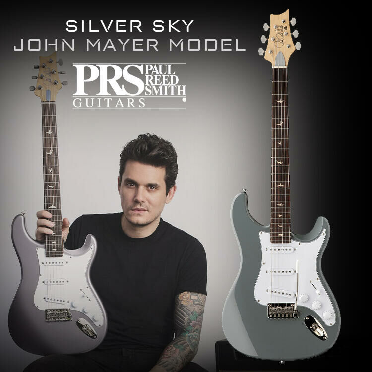 簽名款 PRS SE John Mayer Silver Sky Storm Grey 電吉他
