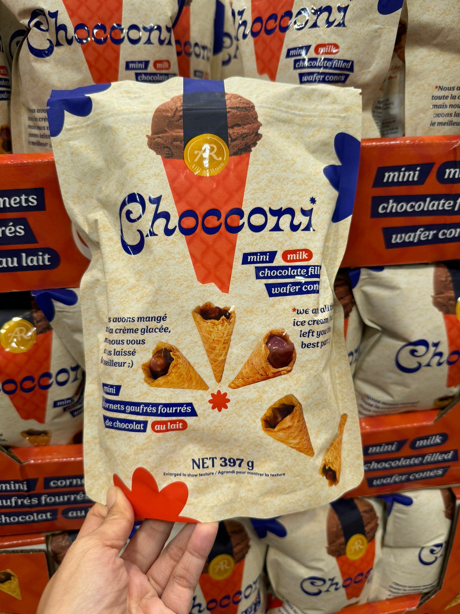 Chocconi 牛奶朱古力迷你雪糕筒