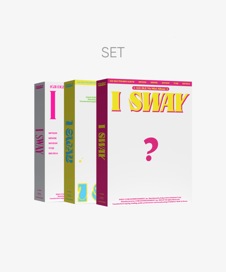 韓代頑童-(G)I-DLE 7th Mini Album [I SWAY] 預購