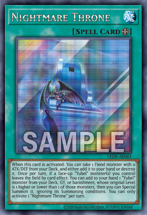 LEDE-AE061 (SR/SER/QCSER)Nightmare Throne