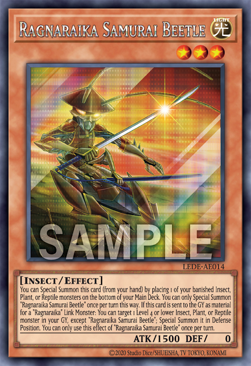 LEDE-AE014 (SR/SER)Ragnaraika Samurai Beetle