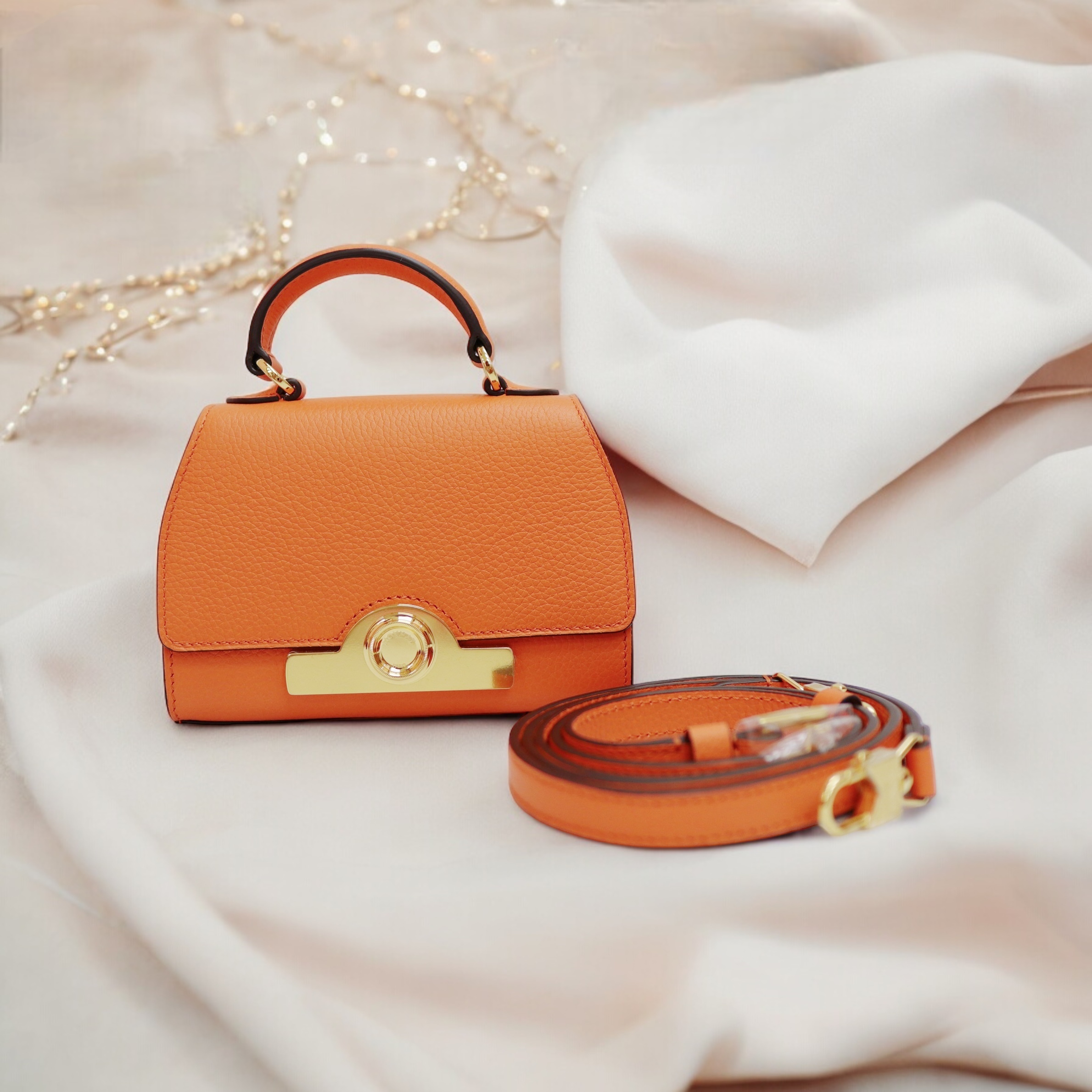 Moynat Rejane Bag Nano Blush Color AU50248