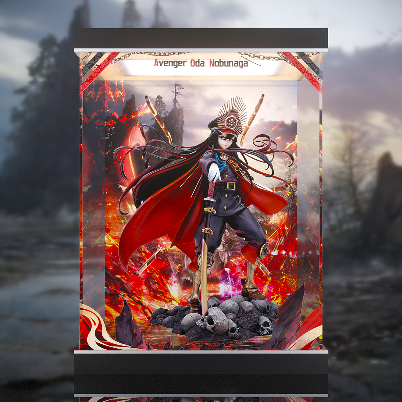預售[AOWOBOX] GSC良笑社 FGO命運-冠位指定 復仇者-織田信長手辦 主題展示盒