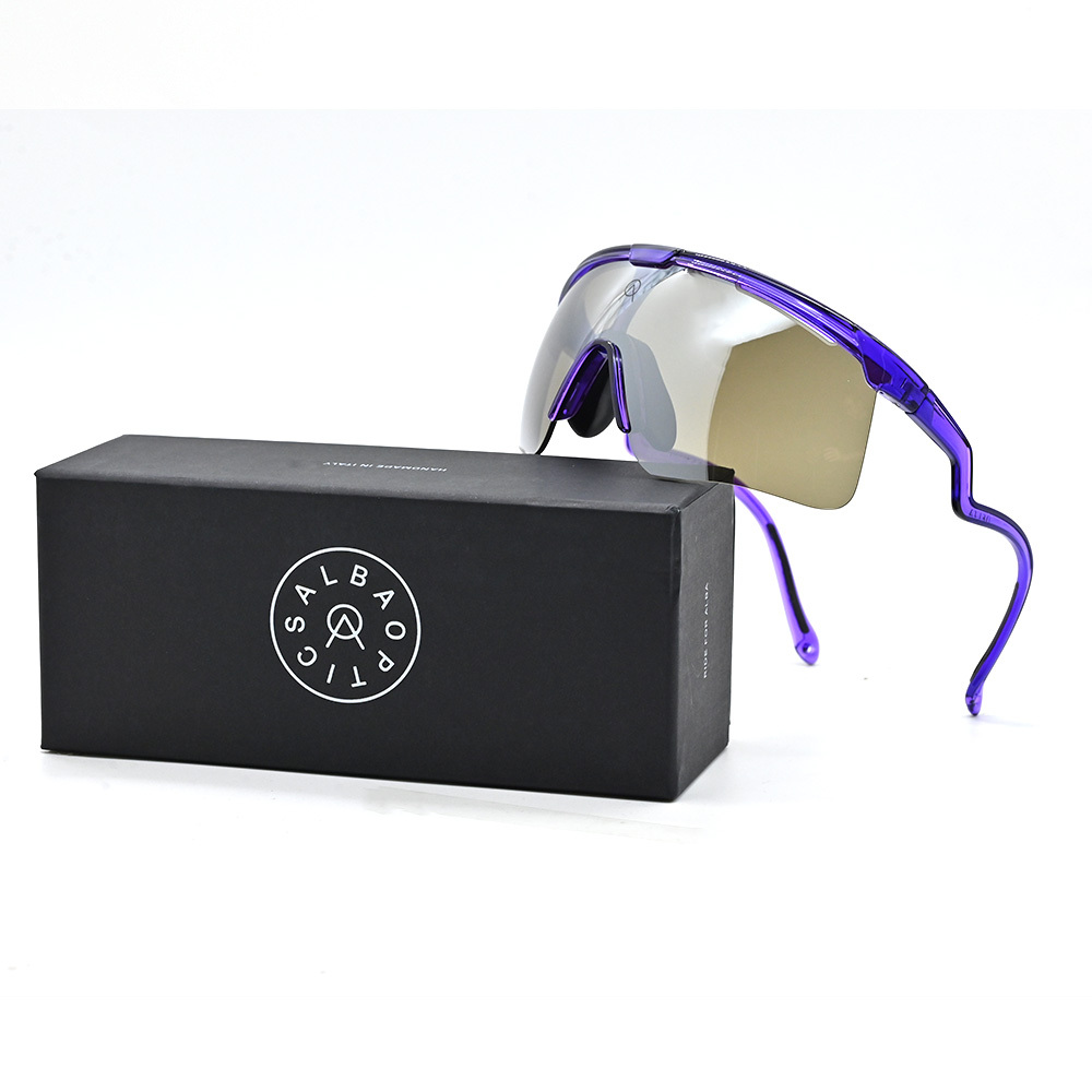 ALBA OPTICS DELTA SUNGLASS - PURPLE GLOSSY VZUM MR ALU