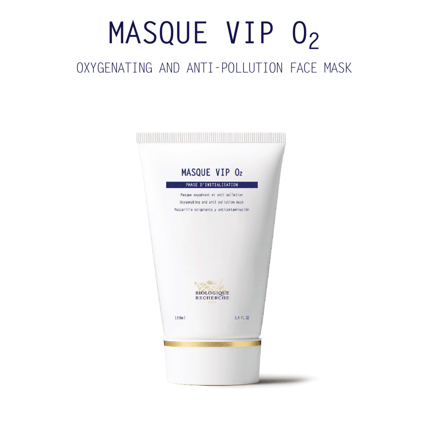 Masque VIP O2 注氧抗污染面膜 100ml｜捱夜面膜｜Biologique Recherche BR原液之謎｜有防偽CODE