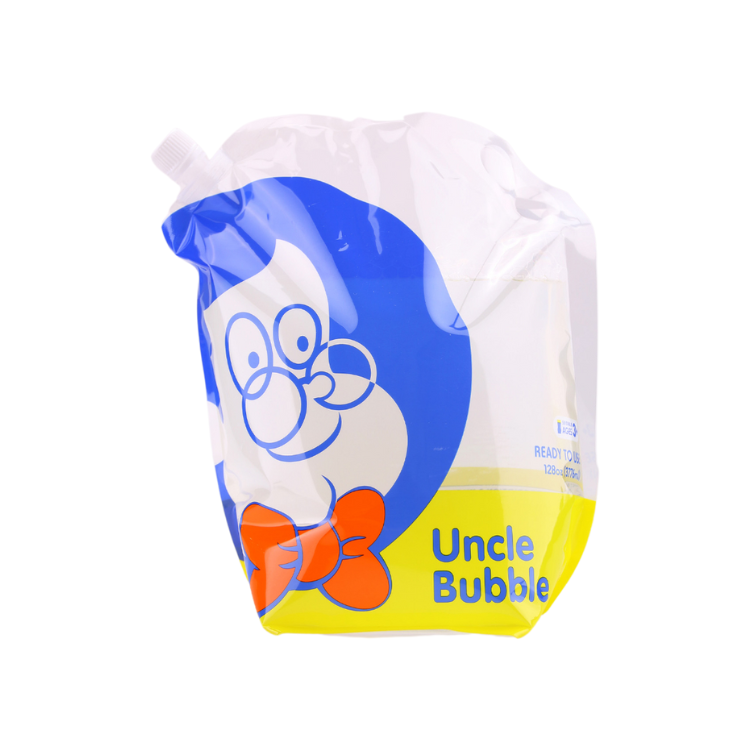 台灣 安可堡 Uncle Bubble 128OZB 超級泡泡水補充袋3776ml｜俏媽咪親子生活館