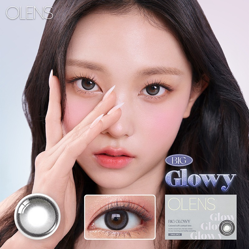 OLENS – BIG GLOWY Gray｜1 MONTH（1盒2片）