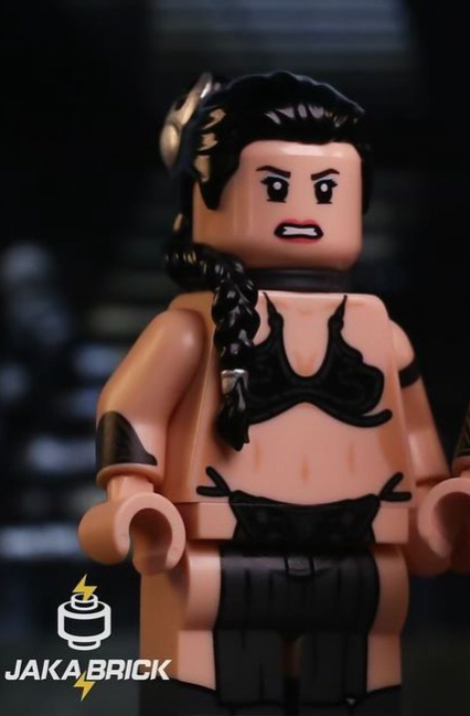 【Preorder】【Jaka Brick】Slave Leia (Variant Black)