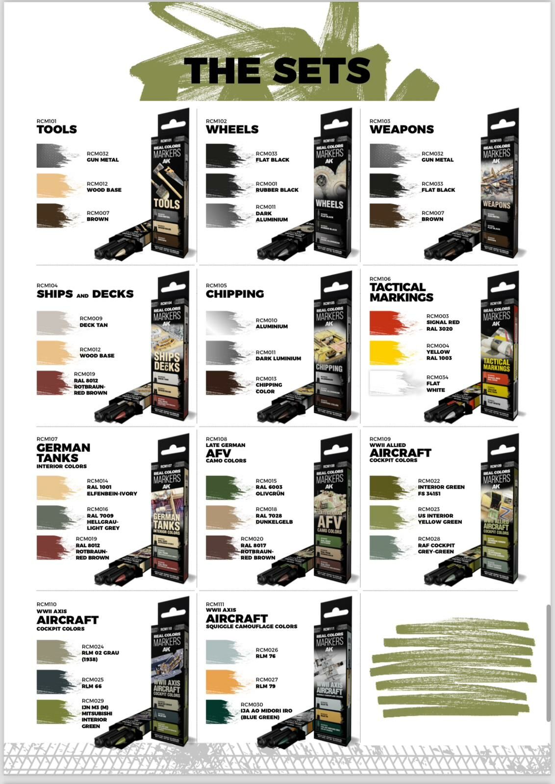 AK Real Colors 水性Marker 3支set裝