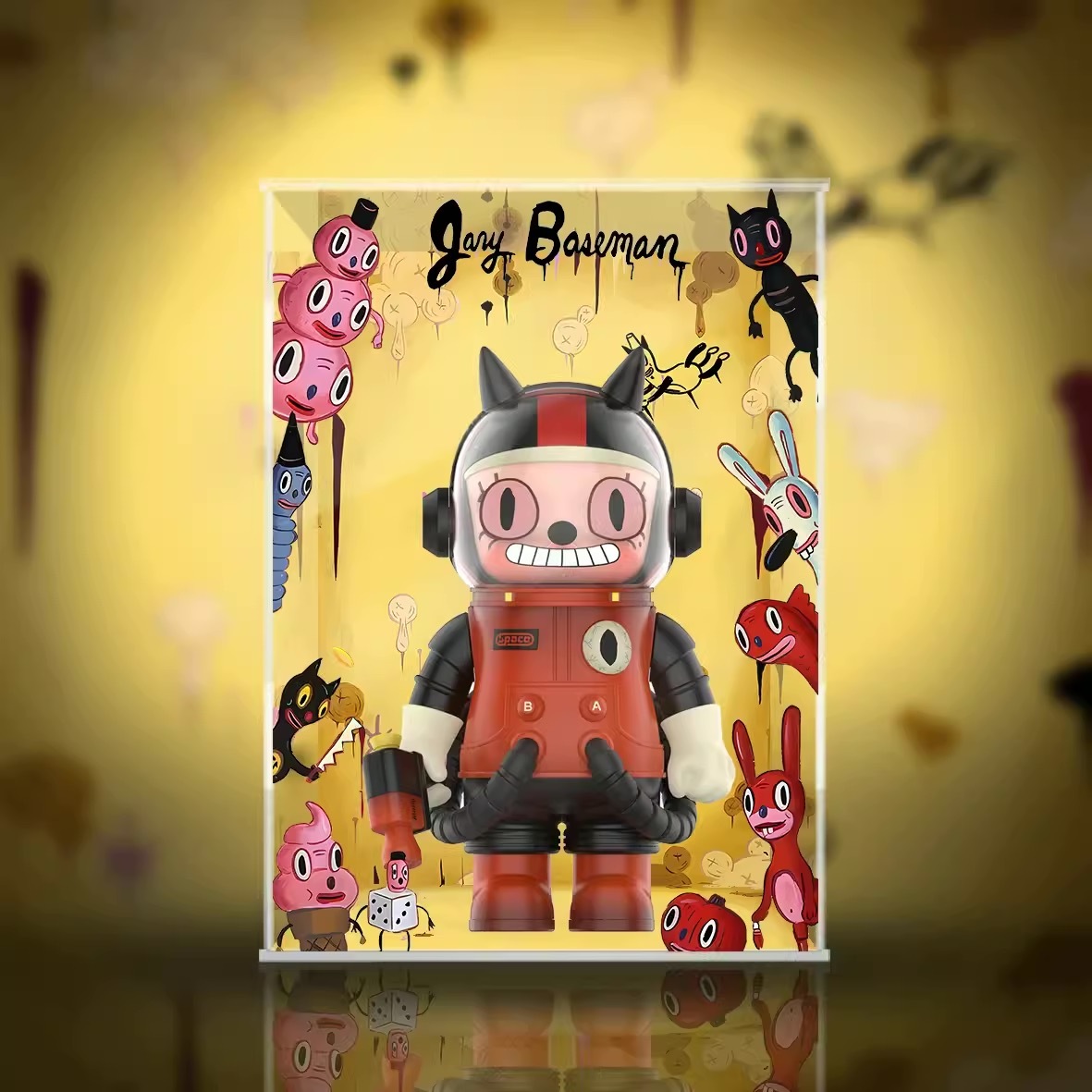 [AOWOBOX] MEGA SPACE MOLLY 400% Gary Baseman 展示盒