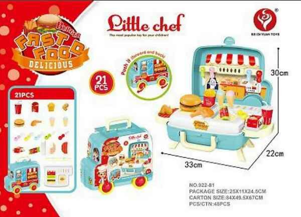 Barcode : 4896749922811 FAST FOOD CAR PLAY SET@48 快餐車