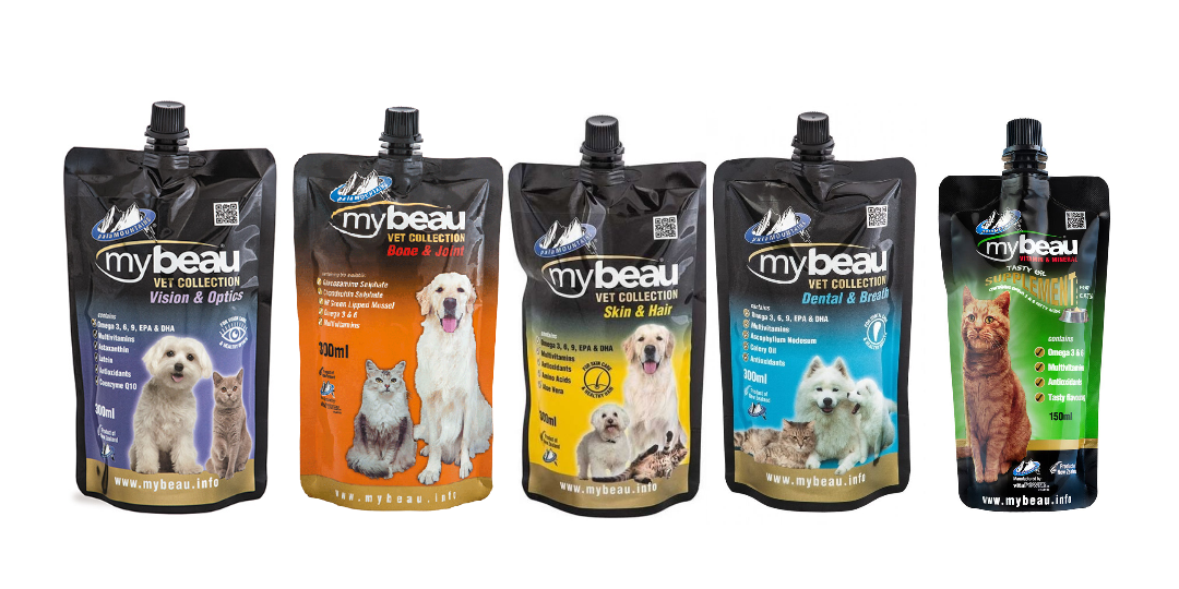 寵物寶寶 Bobo N Paws | mybeau®維寶力紐西蘭營養啫喱系列 - 貓狗專用口服保健品