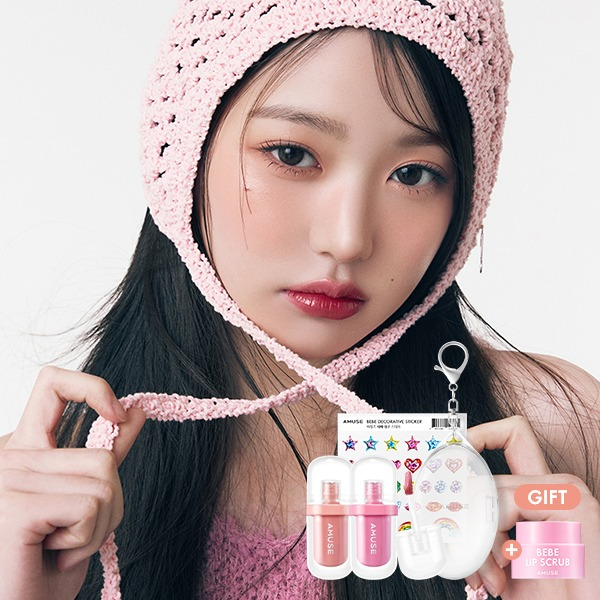 Amuse Jel-fit Tint 果凍唇釉 Duo + Keyring Set