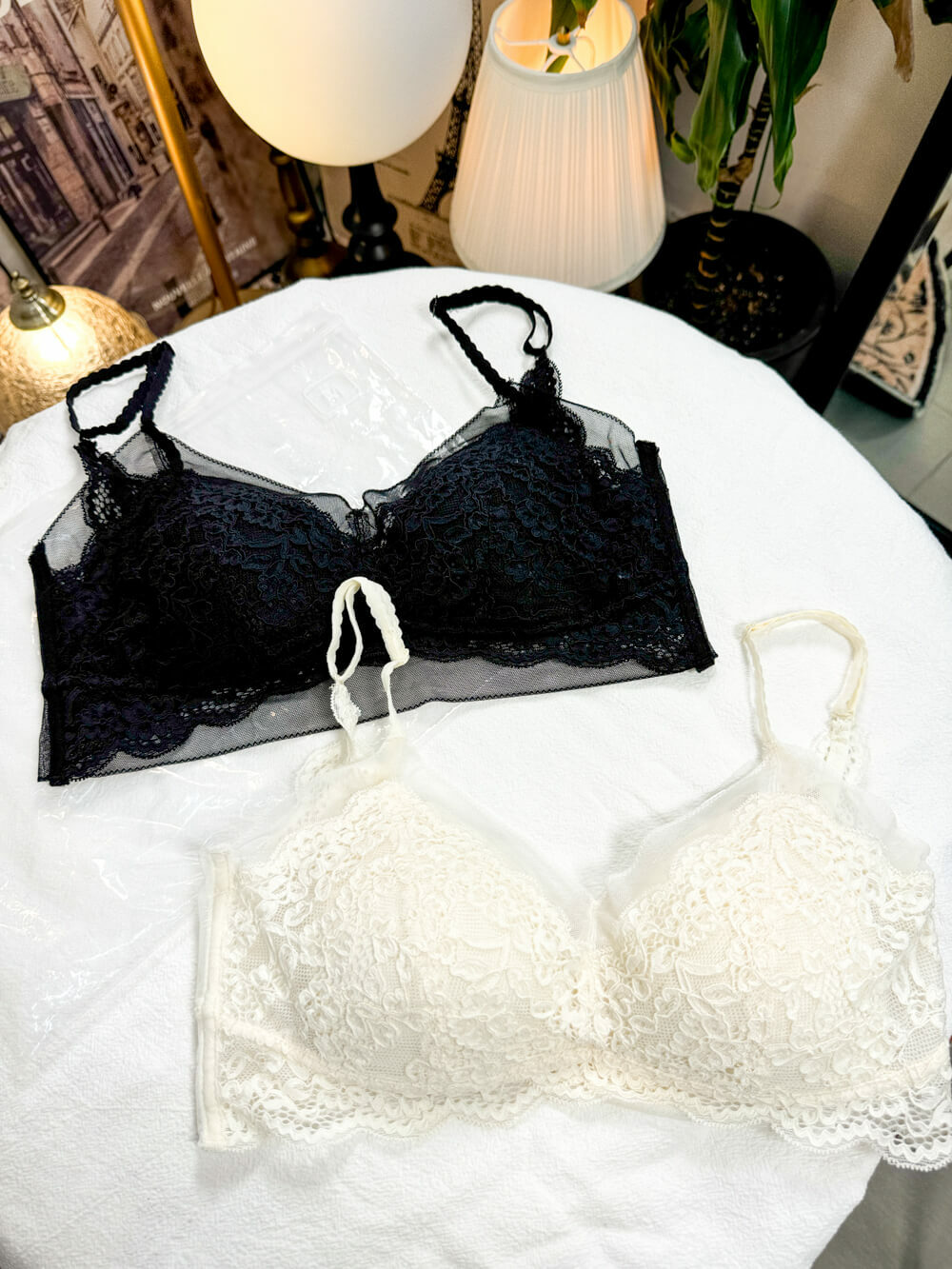後幅一行 lace bra top【2419-1024】